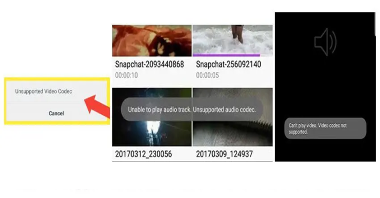 4 modi per risolvere Codec audio-video non supportato Errore su Android